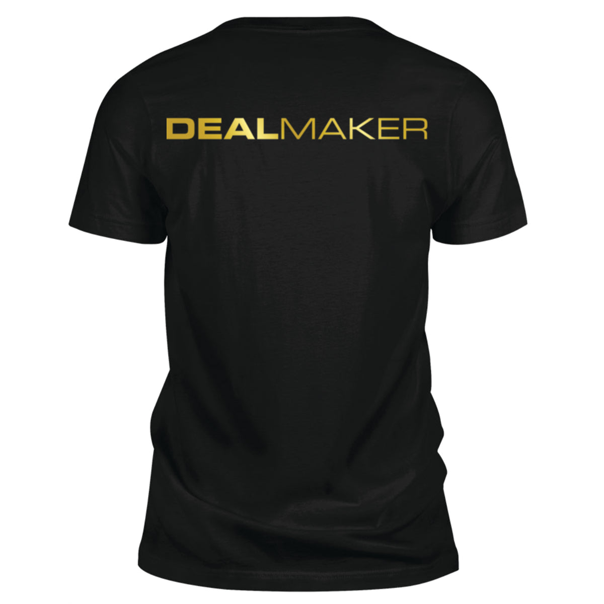Black DM V-Neck T-Shirt - Mark Evans DM
